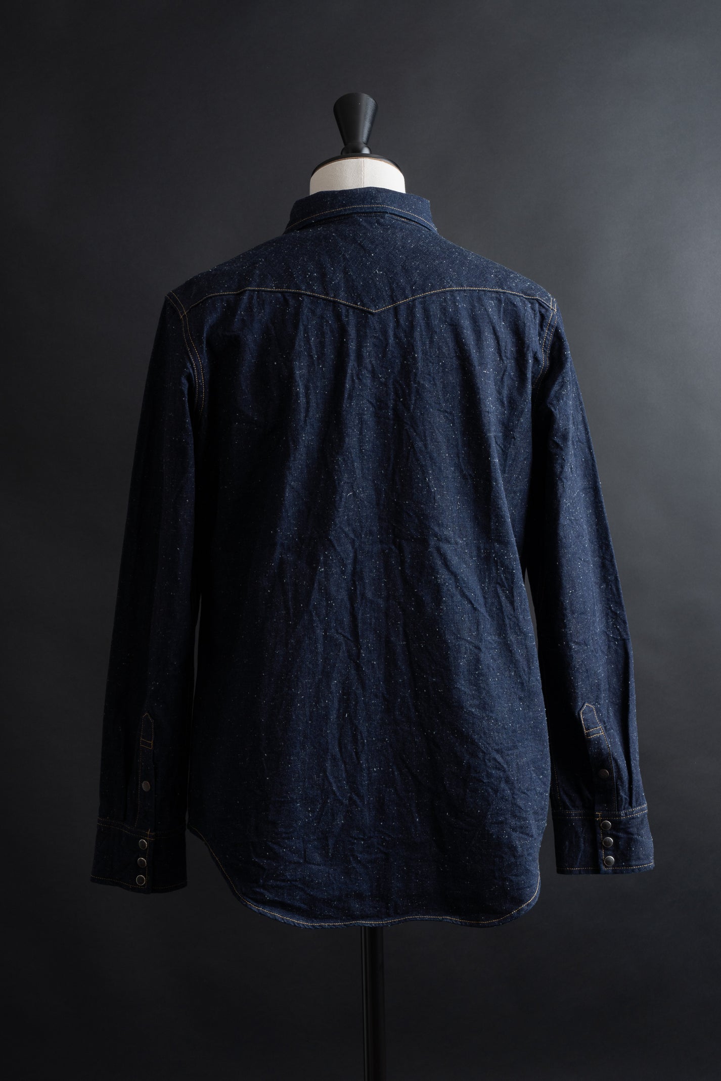 MS004E (001) 10oz SELVADGE DENIM WESTERN SHIRTS – BIG JOHN【公式】オンラインショップ